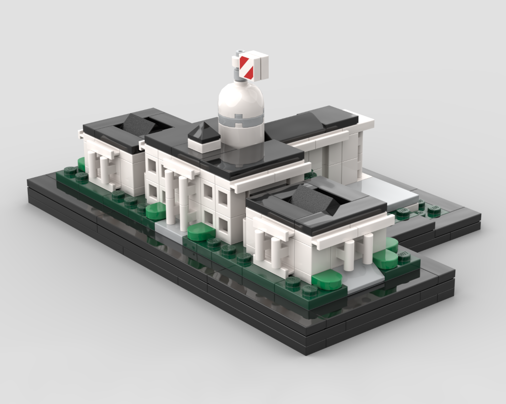 LEGO MOC-252759 Alabama State Capitol Building (miniature) by Dave_PMG ...