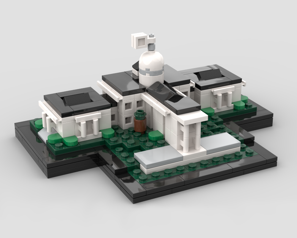 LEGO MOC-252759 Alabama State Capitol Building (miniature) by Dave_PMG ...