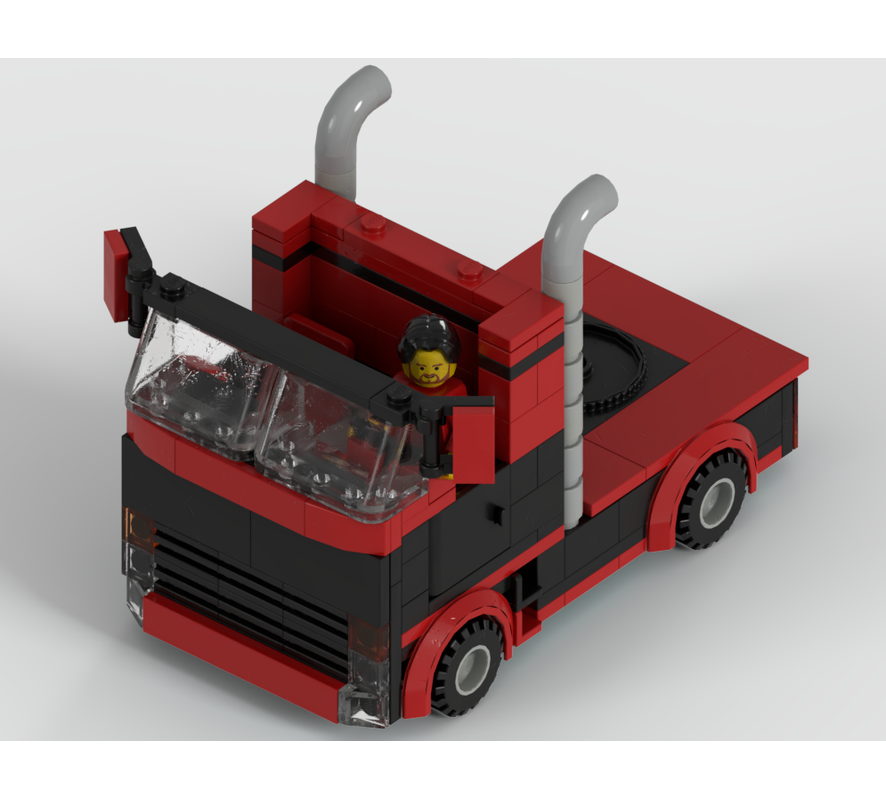 LEGO MOC-252799 semi-truck by gerike_2011 | Rebrickable - Build with LEGO