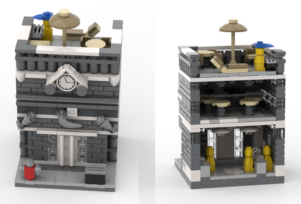 Lego Moc Banana Store By Tec Sau Rebrickable Build With Lego