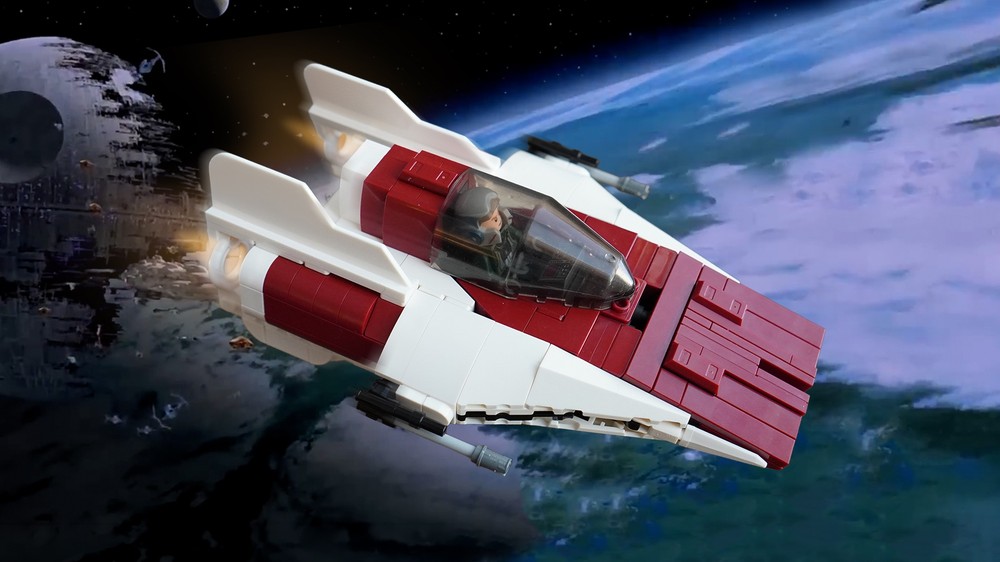 LEGO MOC-252831 RZ-1 A-Wing by BaufmanBricks | Rebrickable - Build with ...