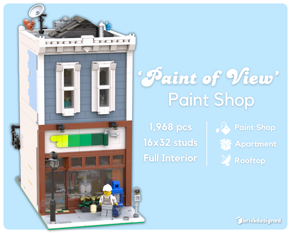 LEGO MOC-252857 Paint of View by brickdesigned | Rebrickable - Build ...