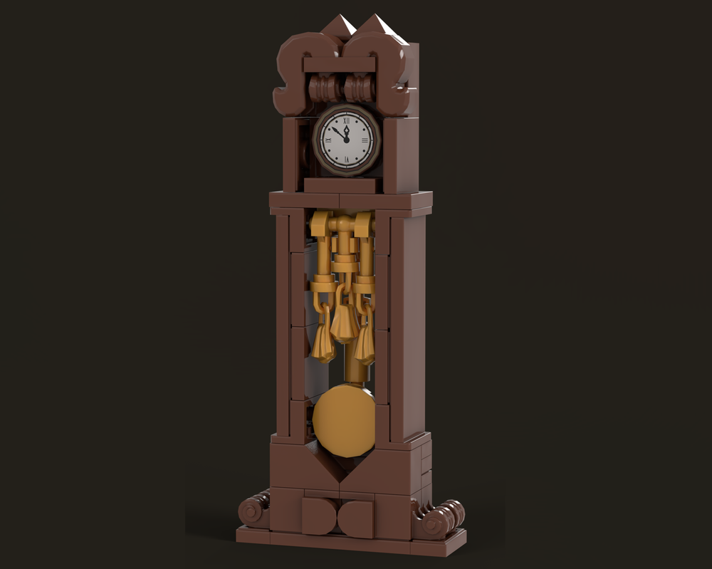 LEGO MOC-252909 Grandfather Clock by _stud_finder_ | Rebrickable ...