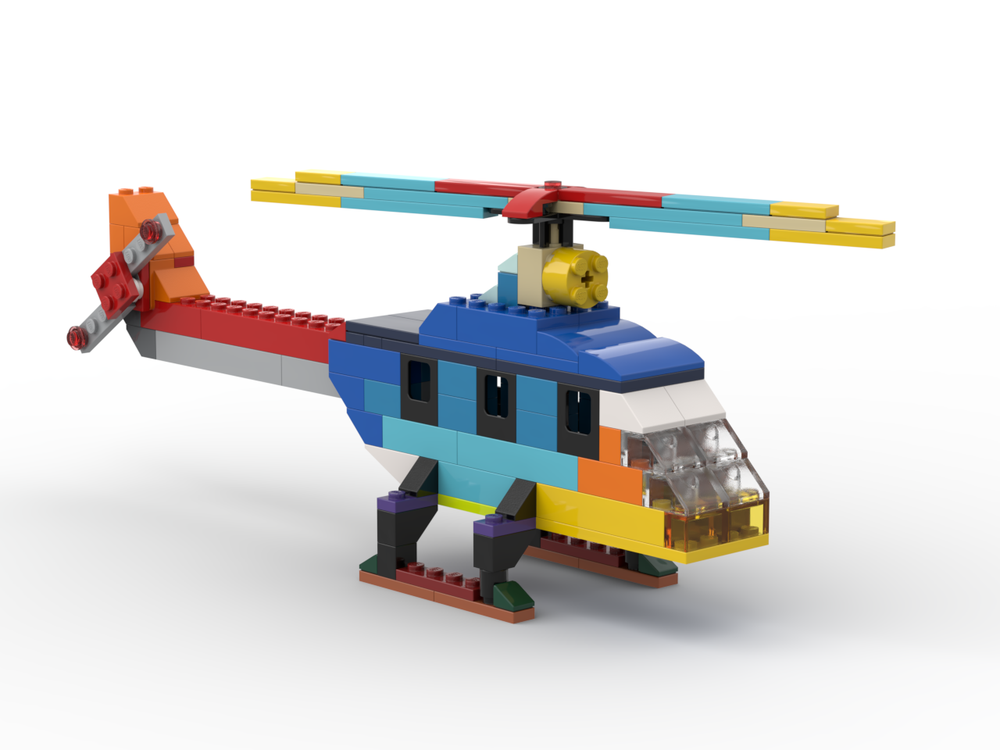LEGO MOC-252970 10696 Helicopter by Lenarex | Rebrickable - Build with LEGO