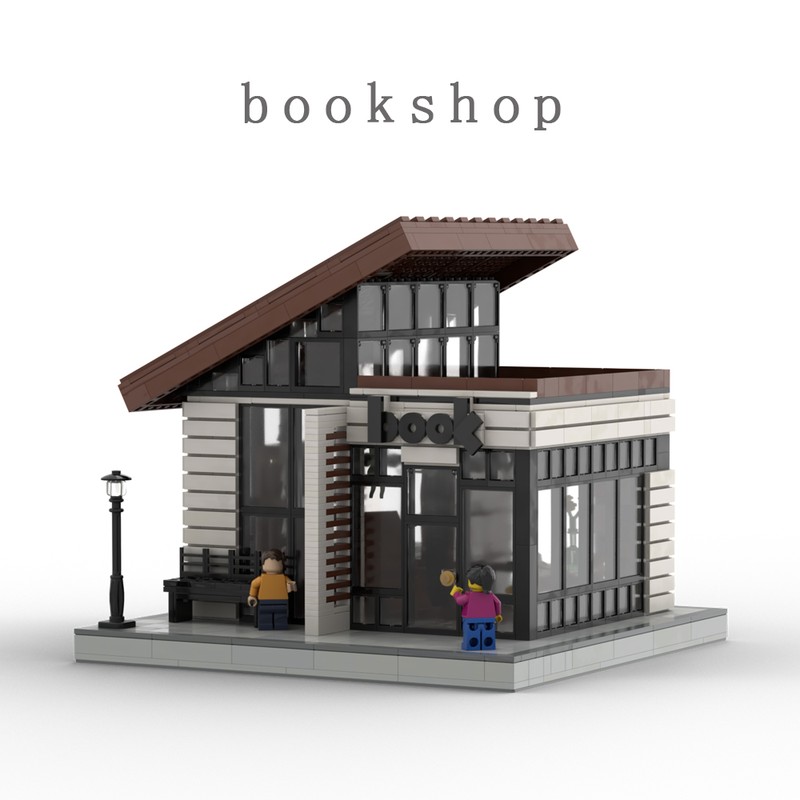 LEGO MOC bookshop by xiaowang | Rebrickable - Build with LEGO