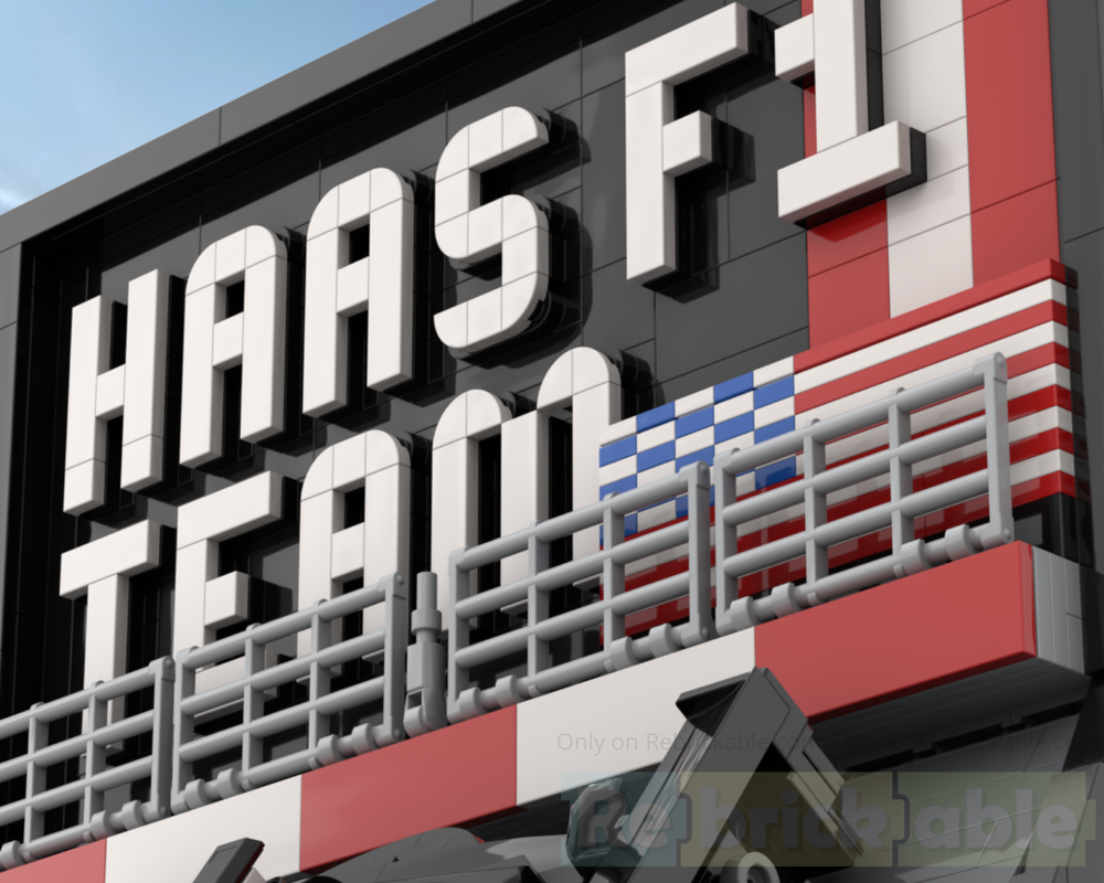 LEGO MOC-253057 F1 Team Wall Display (Hass F1 Team) by Brick Studs ...