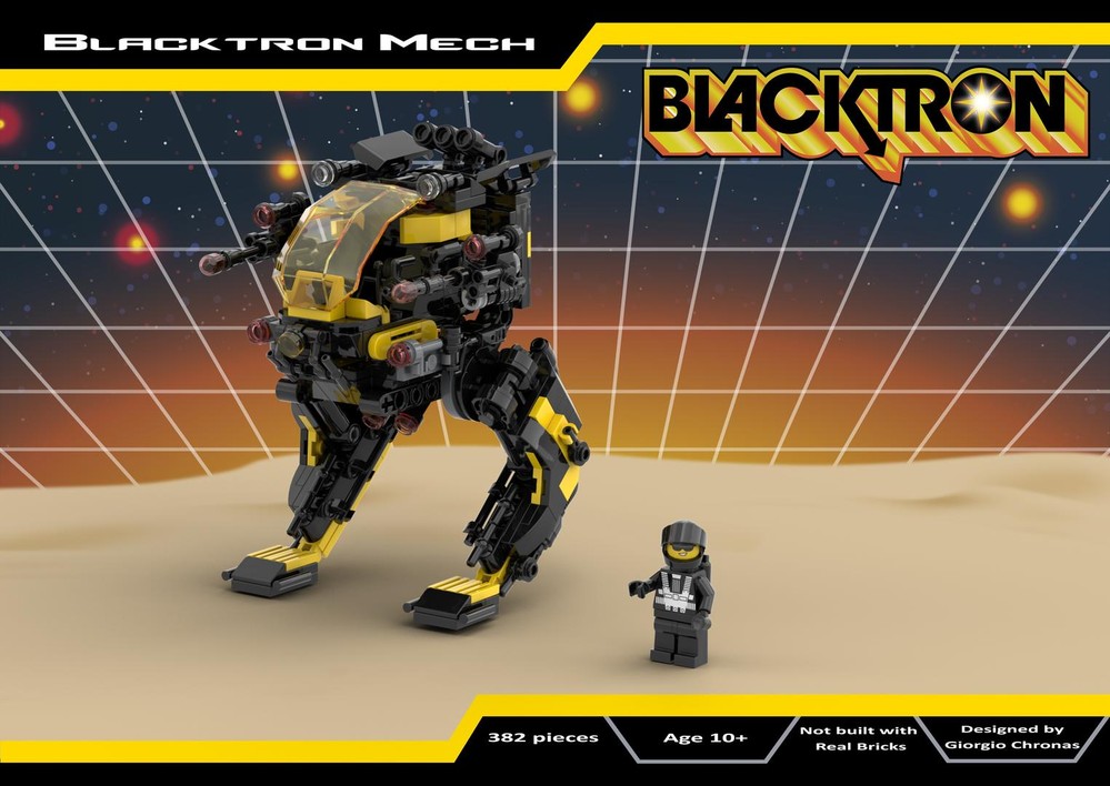 LEGO MOC-253072 Blacktron Mech by Legocionado | Rebrickable - Build ...