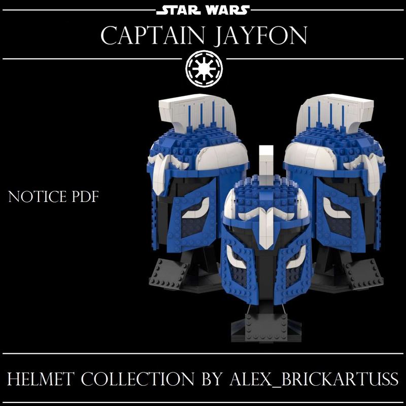 LEGO MOC Helmet Captain Jayfon by Alex_BricKartuss | Rebrickable ...