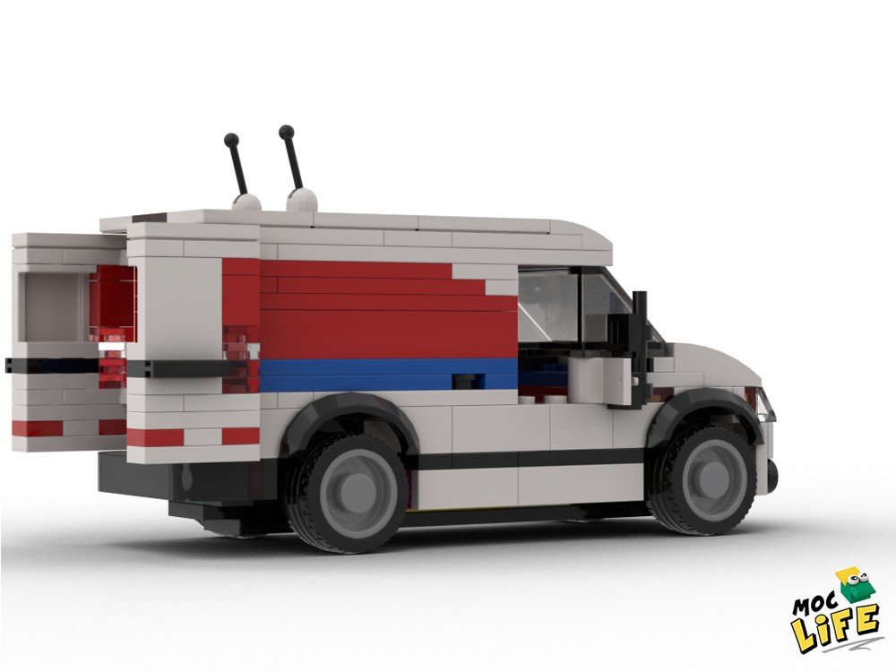 LEGO MOC Ford Transit Connect Canada post by MocLife | Rebrickable ...