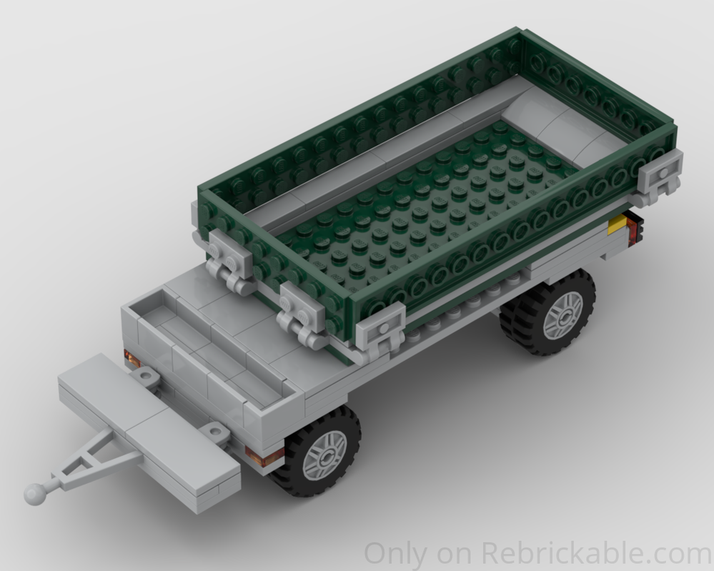 LEGO MOC Tractor Trailer by City MOCs | Rebrickable - Build with LEGO
