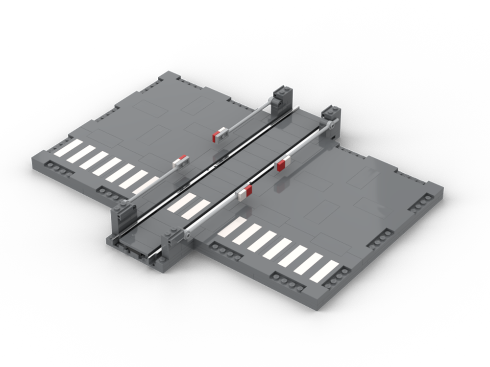 LEGO MOC-253148 Street Car Level Crossing by elumination | Rebrickable ...