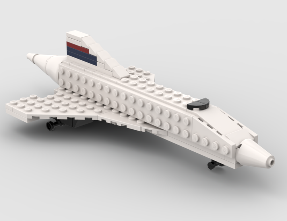 LEGO MOC-253154 Mini Concorde by Mk2012 | Rebrickable - Build with LEGO