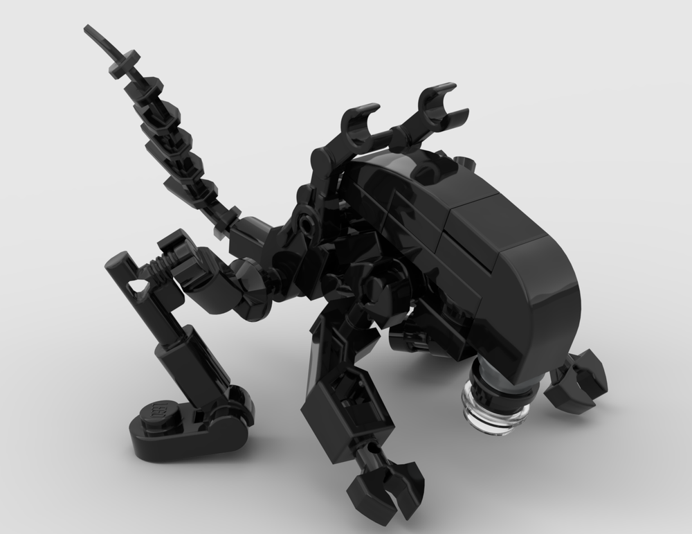 LEGO MOC-253231 posable xenomorph by greenflamingo | Rebrickable ...