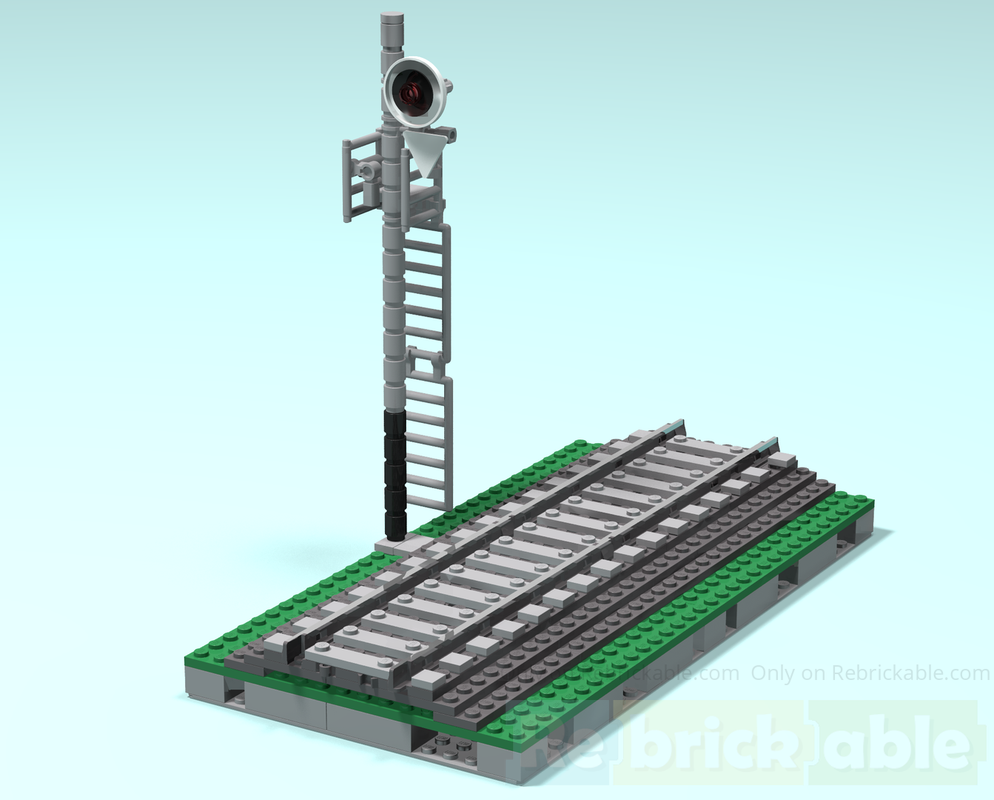 LEGO MOC-253259 Italian FS Railway Single Signal by _brick_lord ...