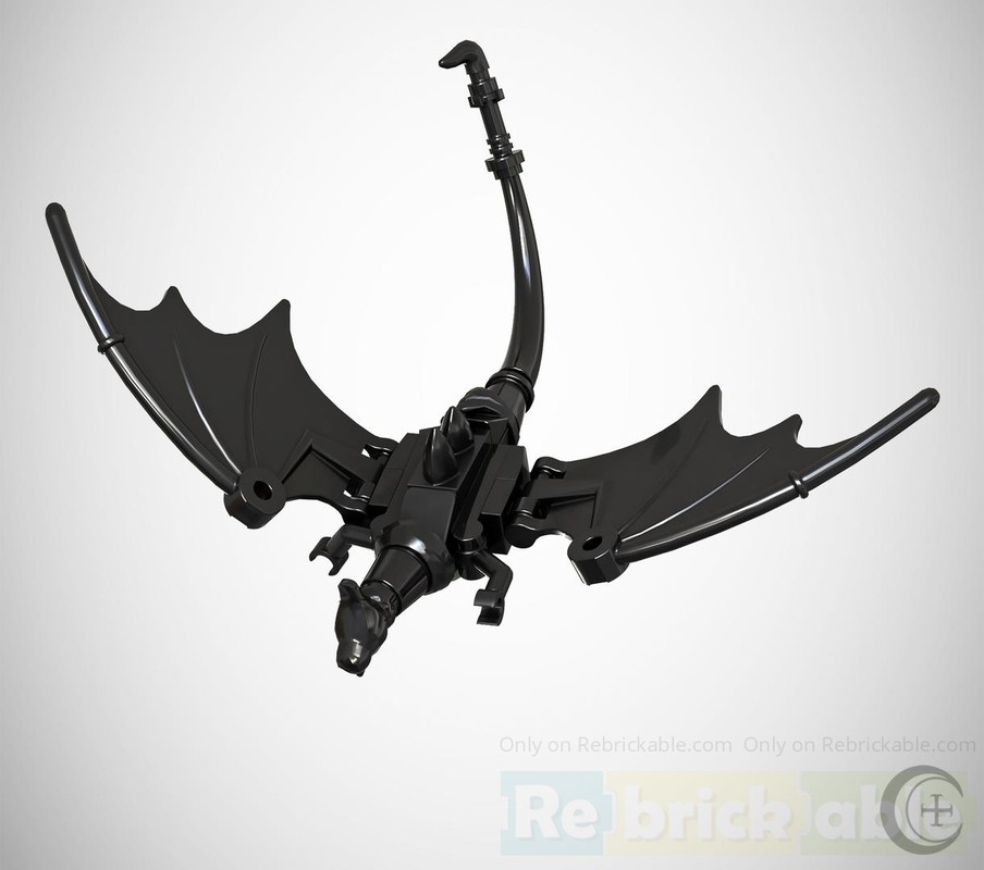 LEGO MOC-253276 Mini Black Dragon by Corvus_Le_Gothic | Rebrickable ...