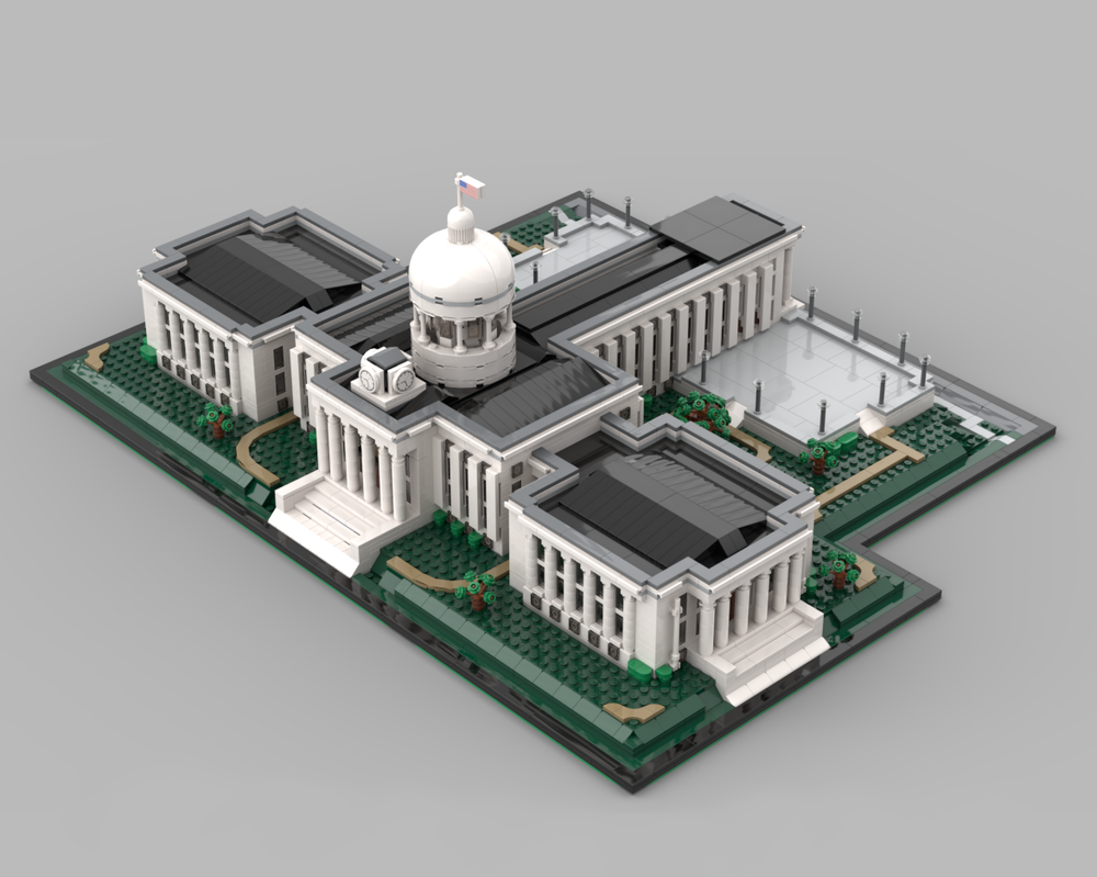 LEGO MOC-253311 Alabama State Capitol Building by Dave_PMG ...