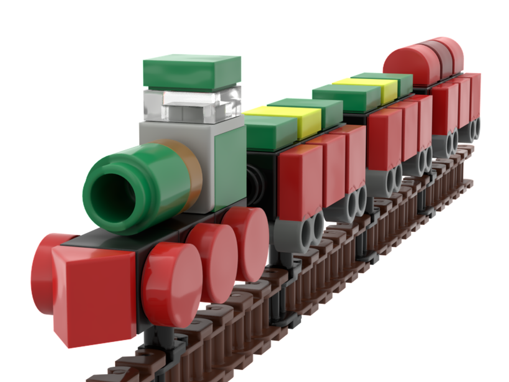 LEGO MOC-253331 Nano Lilly Belle Steam Train by BleuLlama | Rebrickable ...