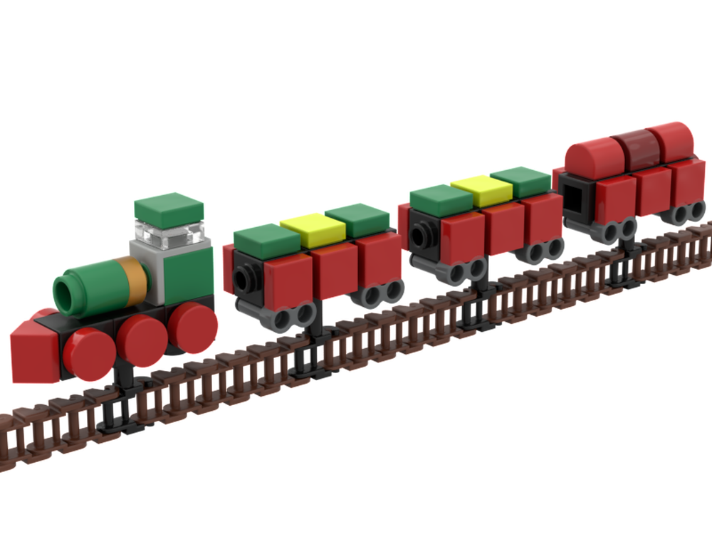 LEGO MOC-253331 Nano Lilly Belle Steam Train by BleuLlama | Rebrickable ...