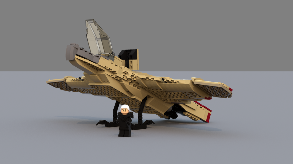 LEGO MOC Buck Rogers Hawk Fighter (Warhawk) by apenello | Rebrickable ...