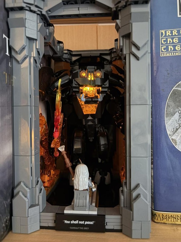 LEGO MOC-253342 Balrog head, neck , torso, with light brick by ...