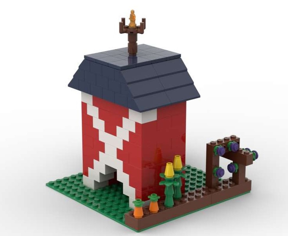 LEGO MOC Barn by RacerRhys | Rebrickable - Build with LEGO