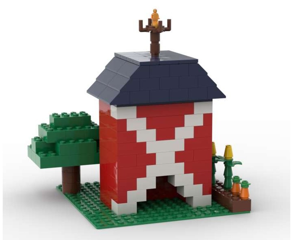 LEGO MOC Barn by RacerRhys | Rebrickable - Build with LEGO