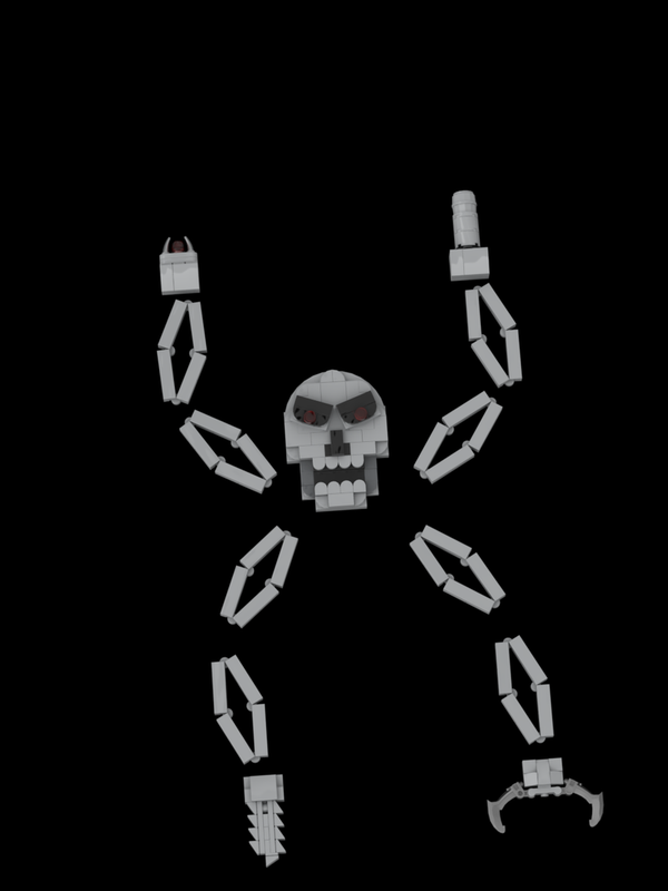 LEGO MOC-253419 Skeletron Prime by OShovah | Rebrickable - Build with LEGO