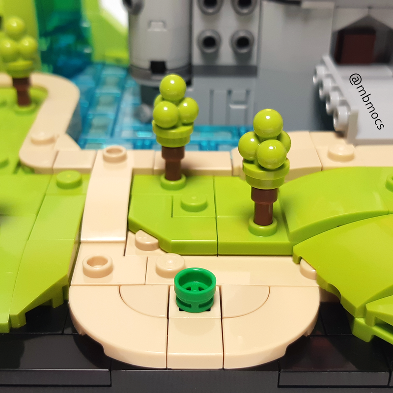 LEGO MOC-253552 Peach's Castle Architecture MOC by mbmocs | Rebrickable ...