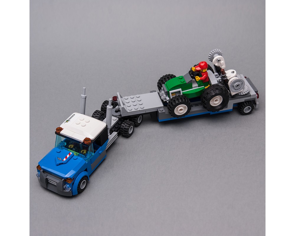 LEGO MOC 60223 Semi Truck & Harvester Tractor by Keep On Bricking ...