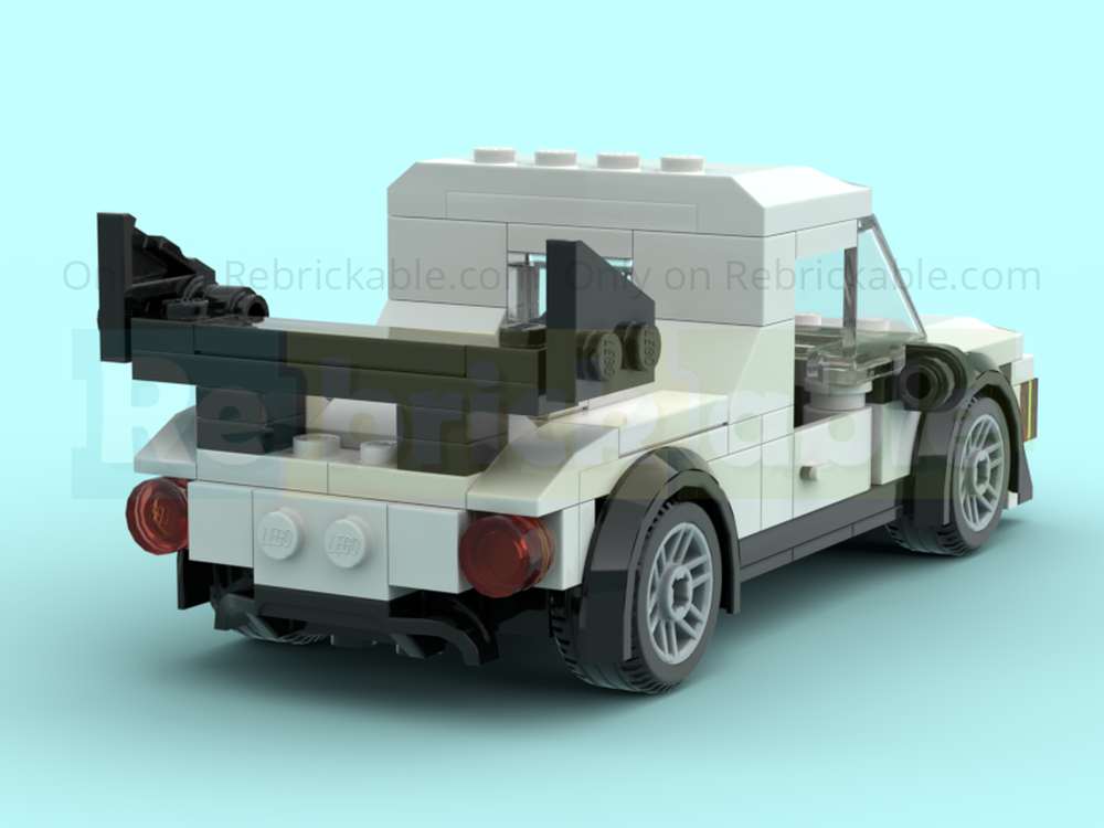 LEGO MOC-253625 Simple White Car 1 Year Celebration by Brick Dude ...