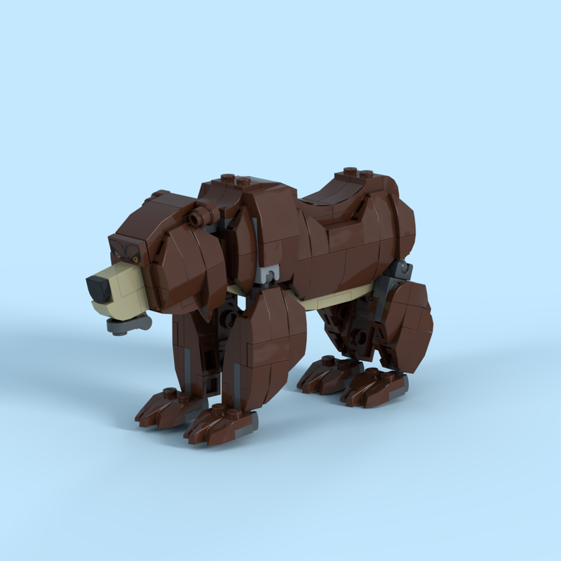 LEGO MOC-253637 D&D - Dire Bear by nygus92 | Rebrickable - Build with LEGO