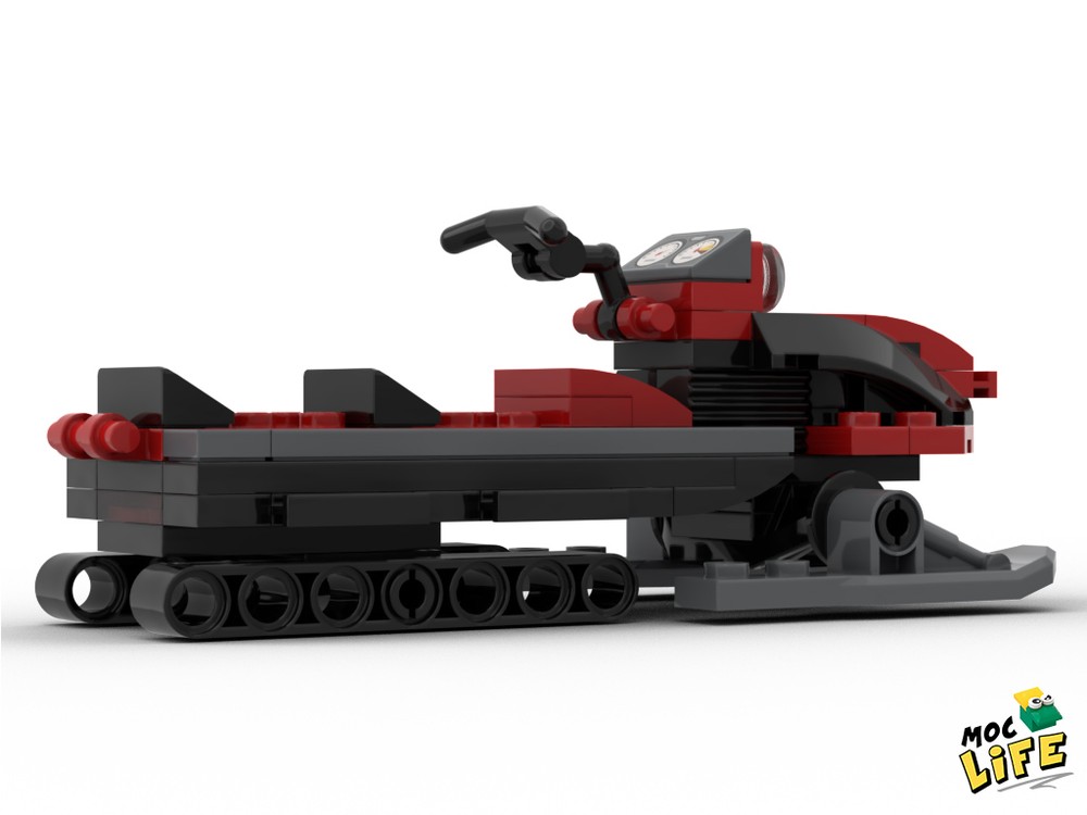 LEGO MOC Snowmobile by MocLife | Rebrickable - Build with LEGO