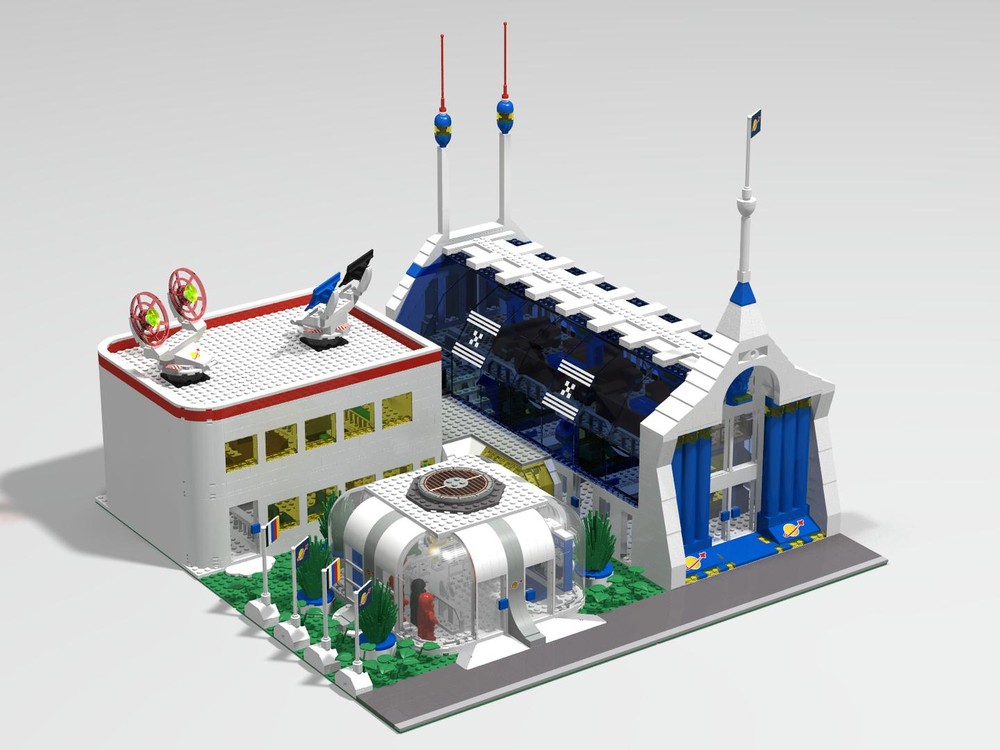 LEGO MOC Classic Space Recruiting Center by zero_g_is_fun | Rebrickable ...
