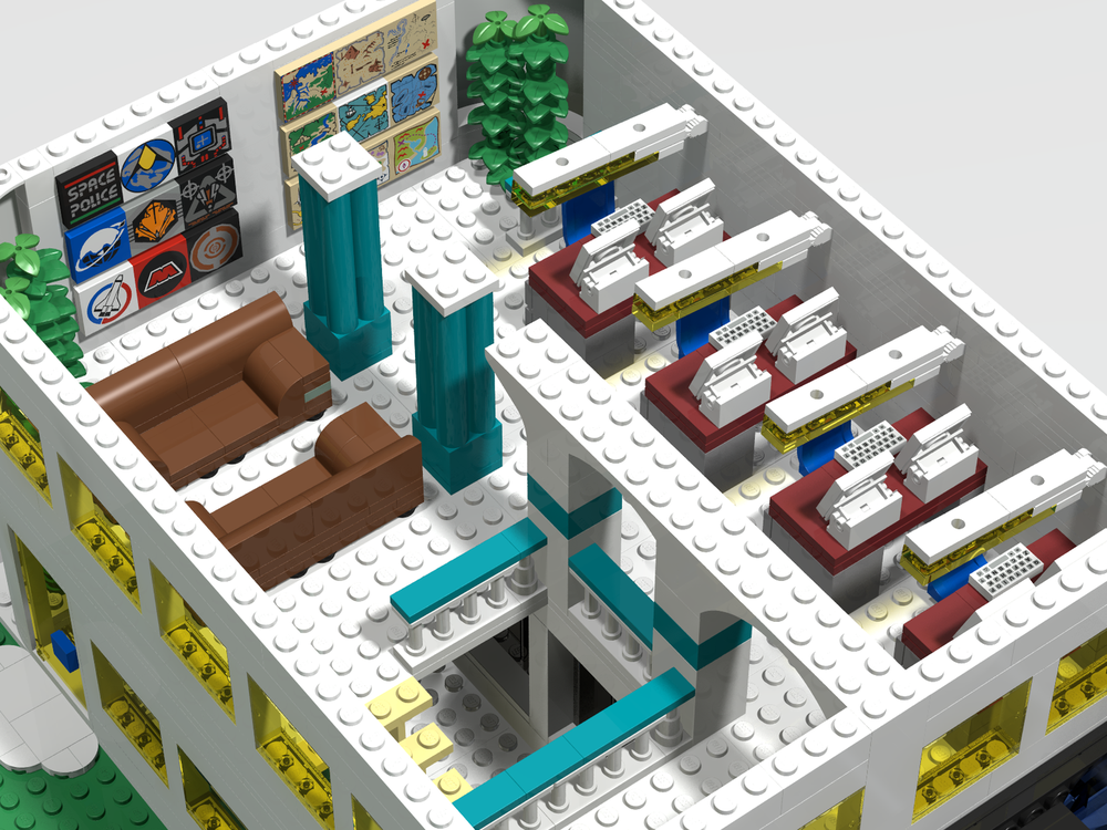LEGO MOC Classic Space Recruiting Center by zero_g_is_fun | Rebrickable ...