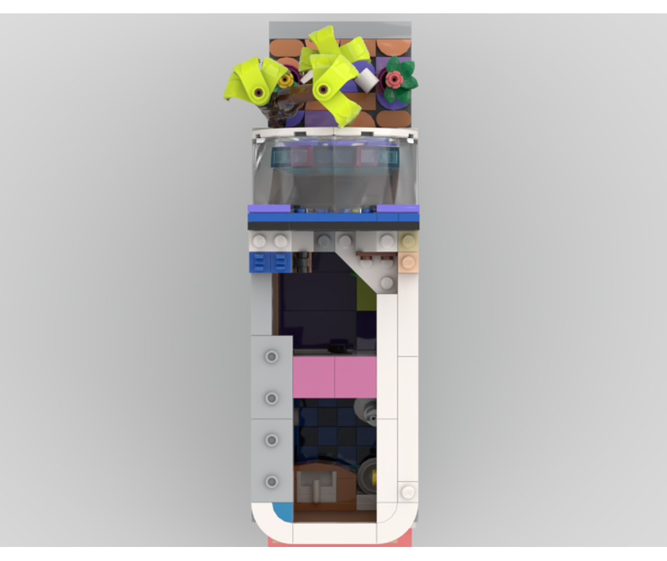 LEGO MOC-253679 Miami Townhouse by Brick Hed | Rebrickable - Build with ...