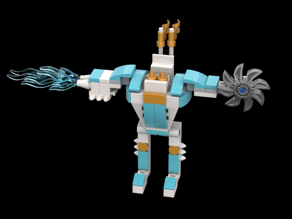 LEGO MOC-253692 Zane's Mini Ice Mech by GSLOTR | Rebrickable - Build ...