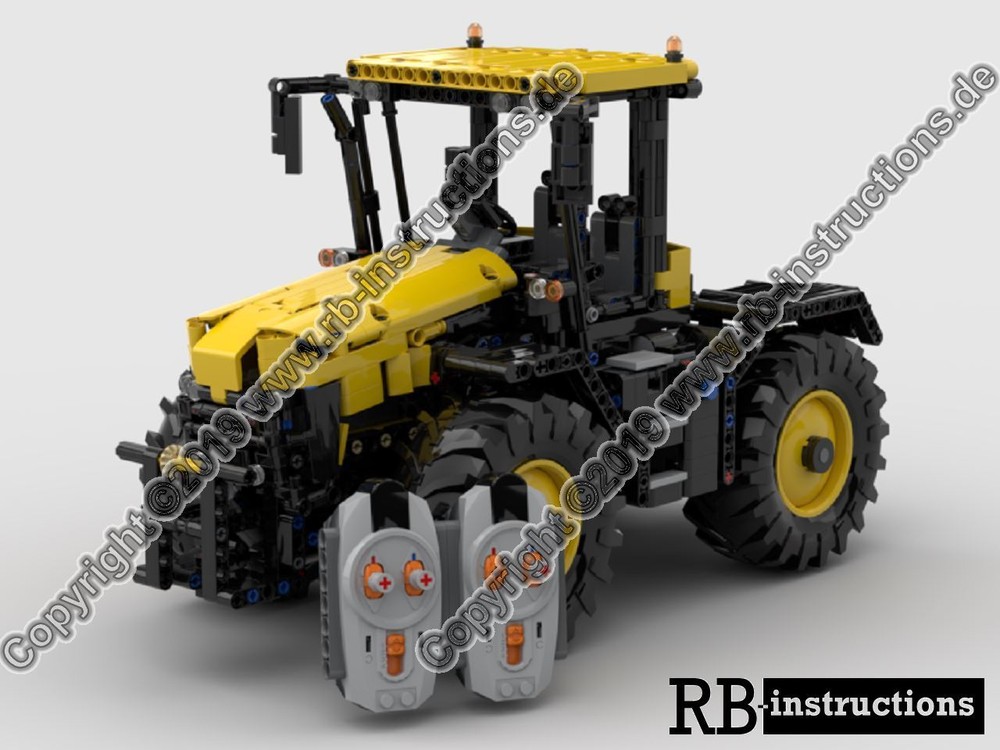 LEGO MOC tractor Fastrac 4000er series with RC by RB-instructions ...