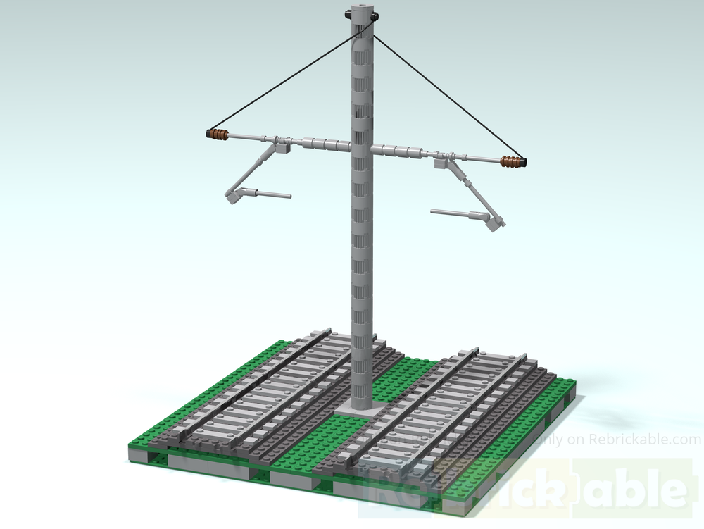 LEGO MOC-253722 FS double catenary by _brick_lord_ | Rebrickable ...
