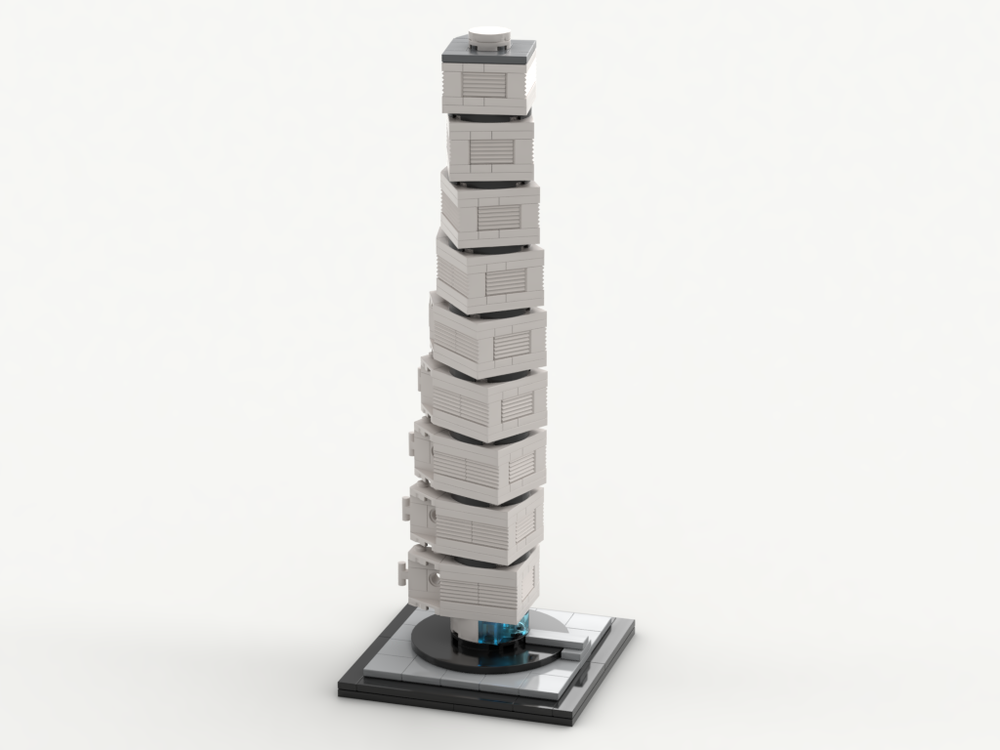 LEGO MOC Turning Torso by klosspalatset | Rebrickable - Build with LEGO