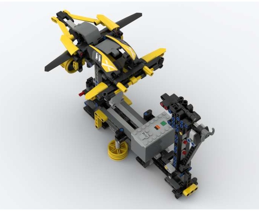 LEGO MOC-253769 Motorized Flight Simulator with Joystick Control ...