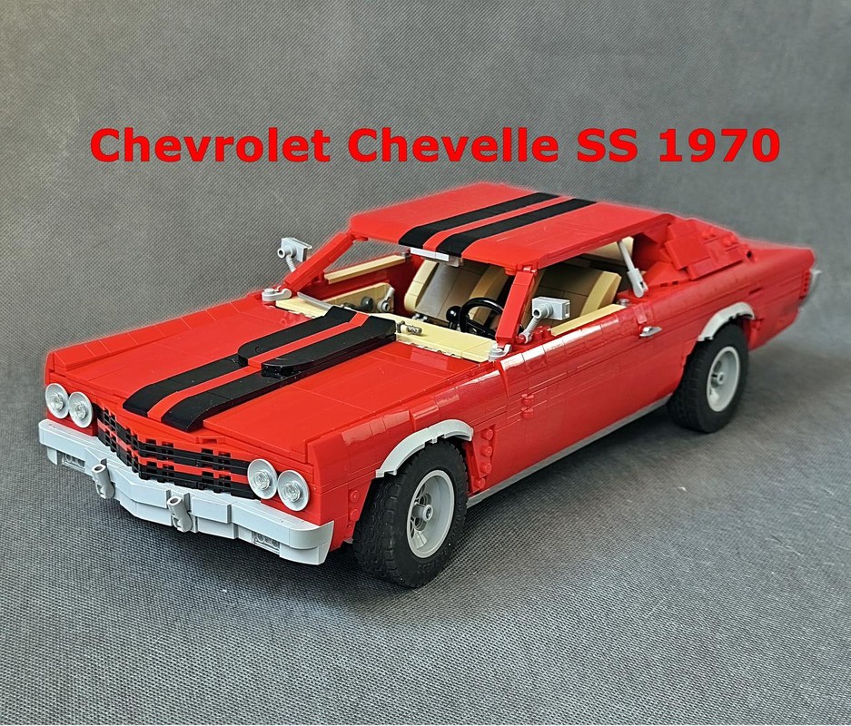 LEGO MOC-253775 Chevrolet Chevelle SS 1970 (1:11 scale) by syzygy87 ...