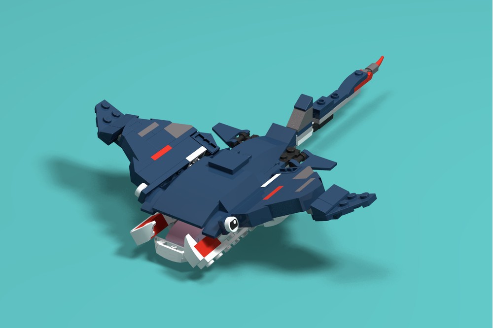 LEGO MOC 31088 Manta Ray by Nequmodiva | Rebrickable - Build with LEGO