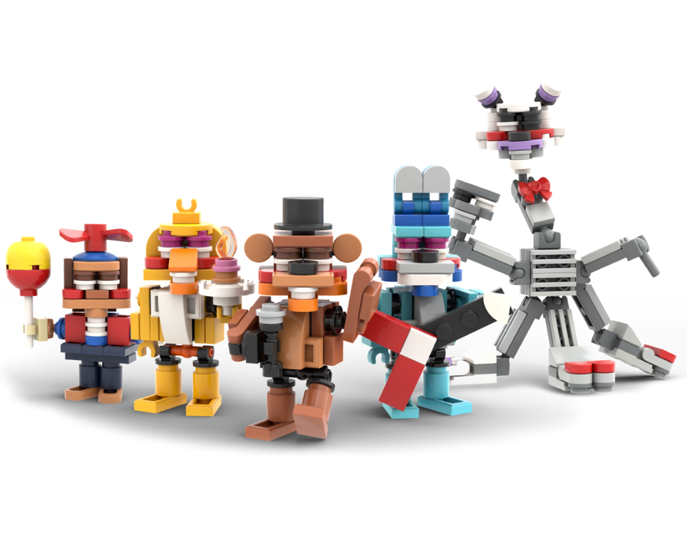 LEGO MOC-253839 FNaF 2 Toys by CodaCytro | Rebrickable - Build with LEGO