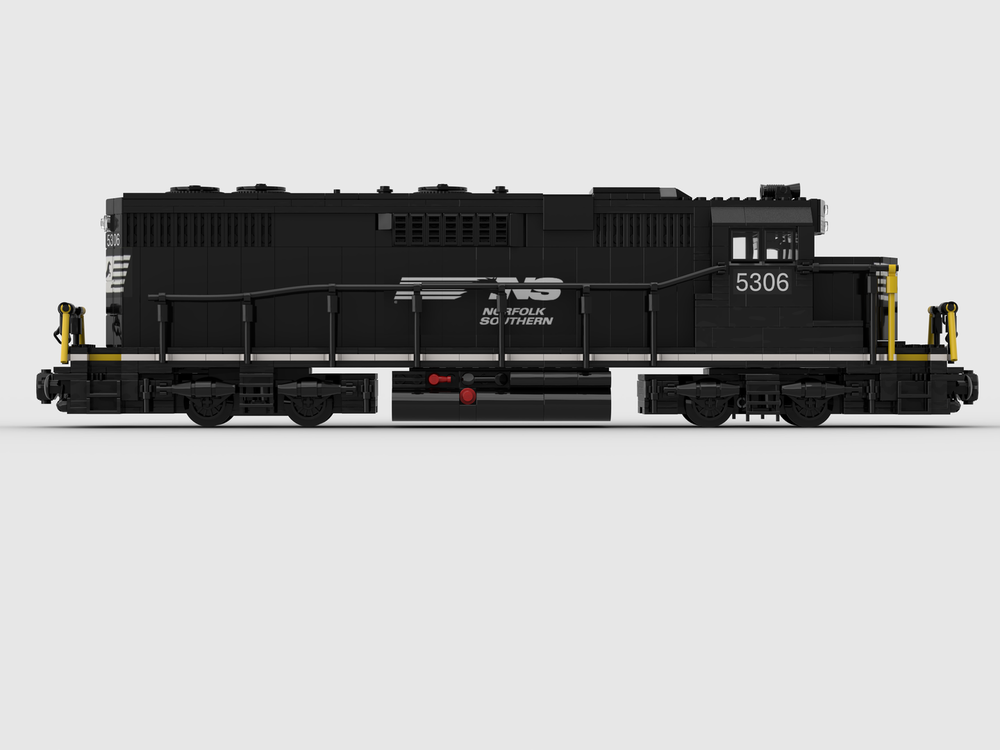 LEGO MOC-253936 norfolk southern GP38-2 diesel locomotive motorized ...