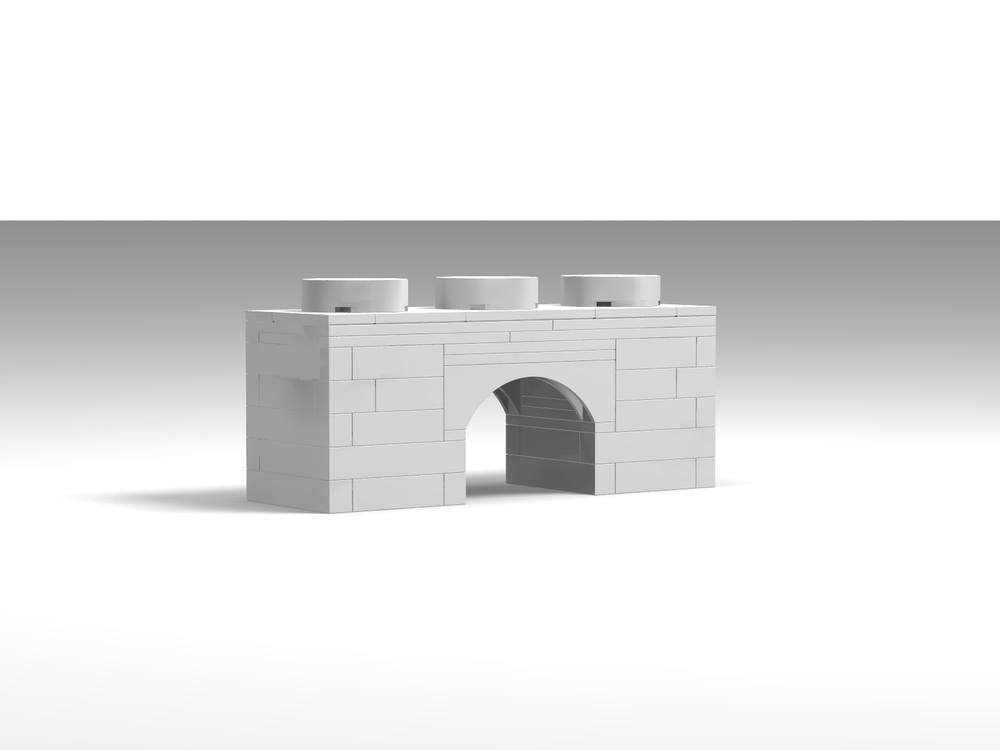 LEGO MOC-253959 Upscaled 1x3 Arch by Zudineer | Rebrickable - Build ...