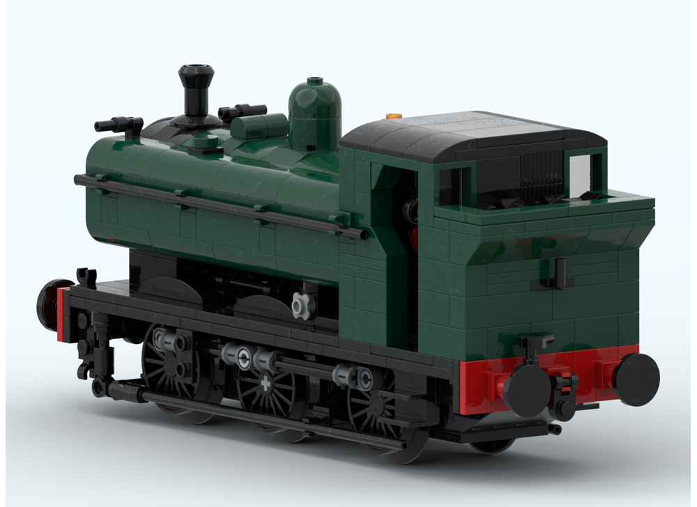 LEGO MOC-254037 GWR 5700 Class Pannier Tank 0-6-0T Steam Engine by ...