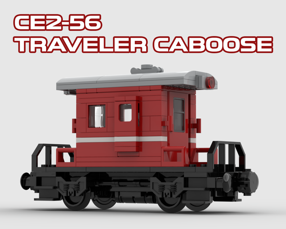 LEGO MOC-254139 "Traveler" Caboose [Red] by graukatze0 | Rebrickable ...