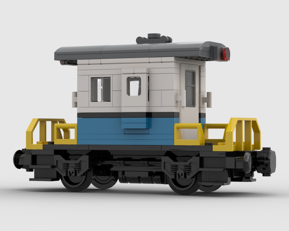 LEGO MOC-254143 "Traveler" Caboose [Blue] by graukatze0 | Rebrickable ...