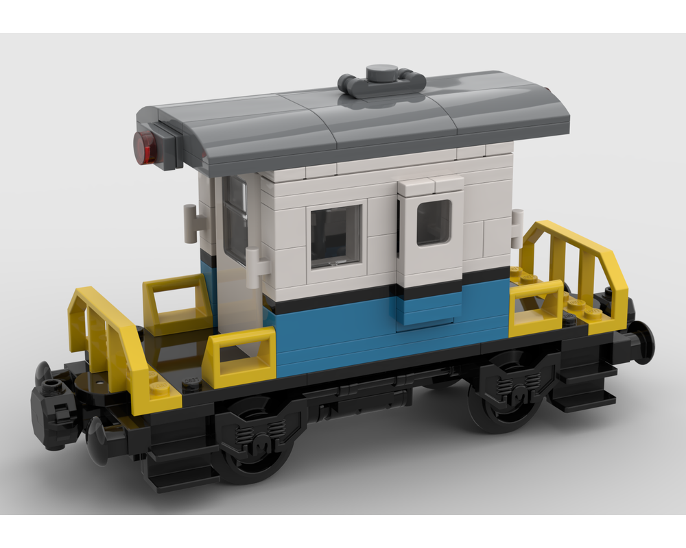 LEGO MOC-254143 "Traveler" Caboose [Blue] by graukatze0 | Rebrickable ...