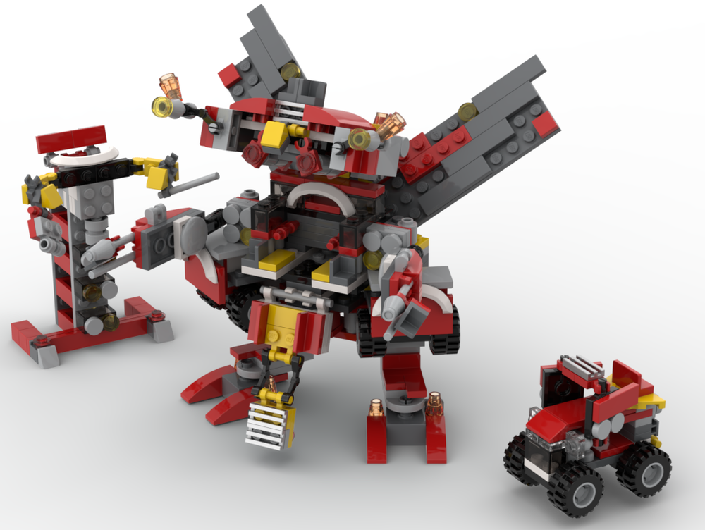 LEGO MOC-254148 MECHA - TOWER - CAR by LEeetsGO | Rebrickable - Build ...
